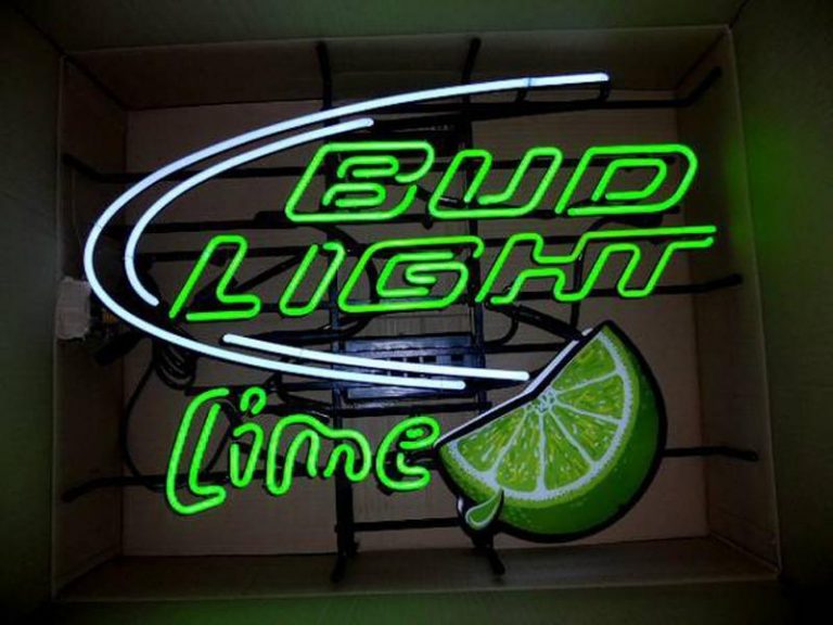 Custom Bud Light Lime Neon Sign Real Neon Light – Custom Neon Signs