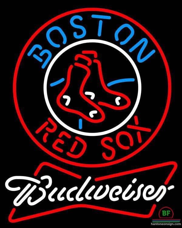 Custom Budweiser Boston Red Sox Neon Sign Mlb Teams Neon Light Custom