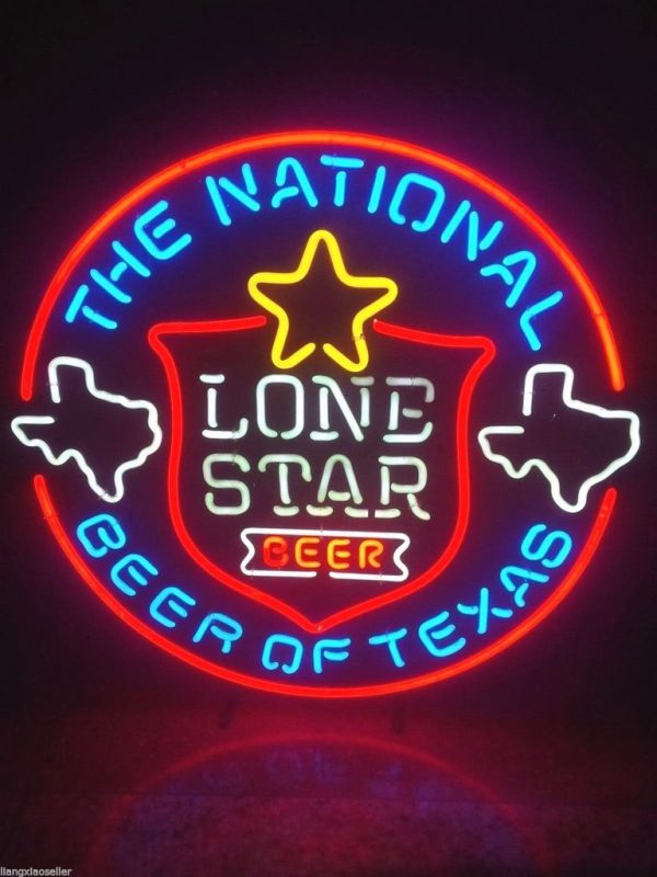 Custom Lone Star Neon Sign National Beer Of Texas Beer – Custom Neon Signs