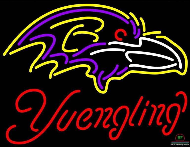 Custom Yuengling Baltimore Ravens Neon Sign NFL Teams Neon Light ...
