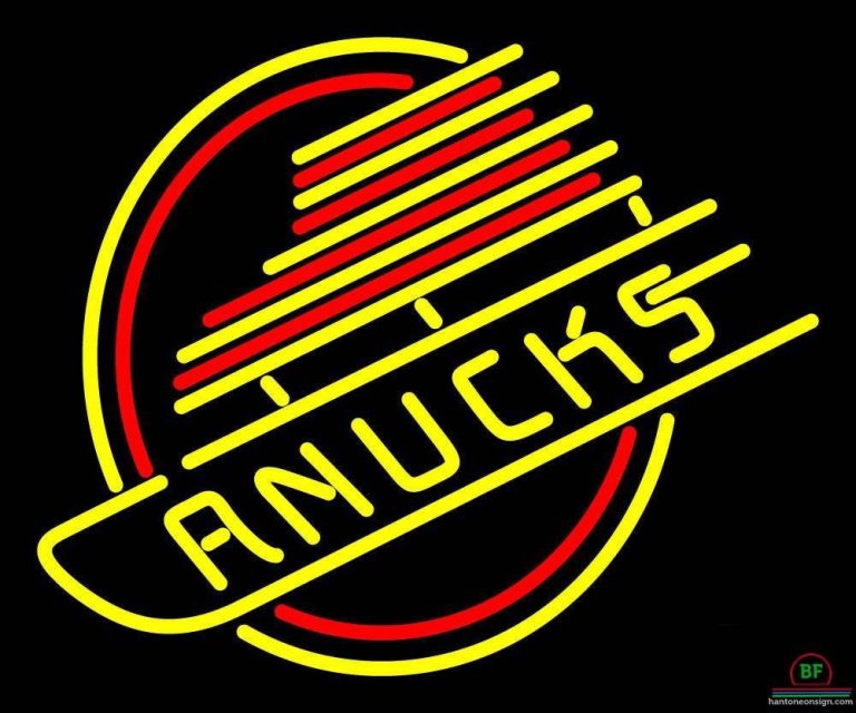 Custom Vancouver Canucks Neon Sign NHL Teams Neon Light – Custom Neon Signs