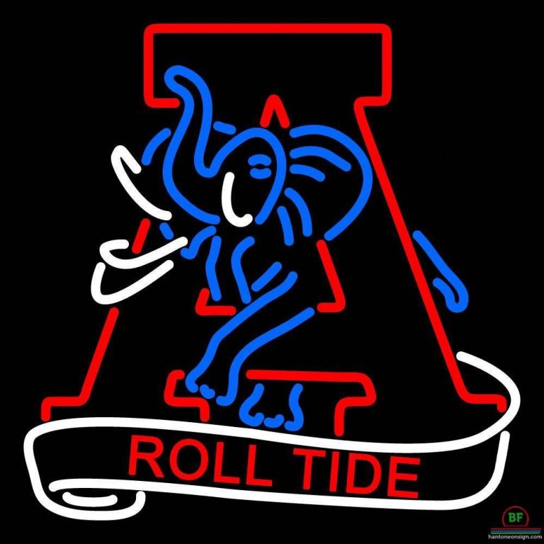 Custom Alabama Crimson Tide Neon Sign NCAA Teams Neon Light – Custom ...