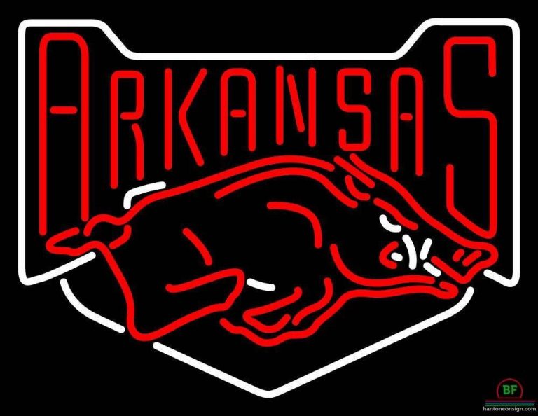 Custom Arkansas Razorbacks Neon Sign NCAA Teams Neon Light – Custom ...