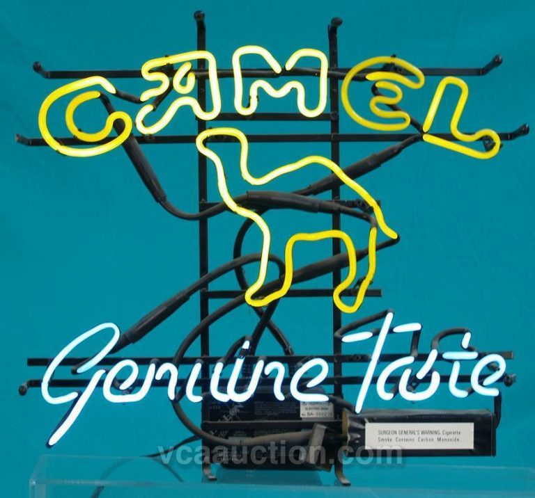 Custom Camel Genuine Taste Cigarette Neon Sign – Custom Neon Signs