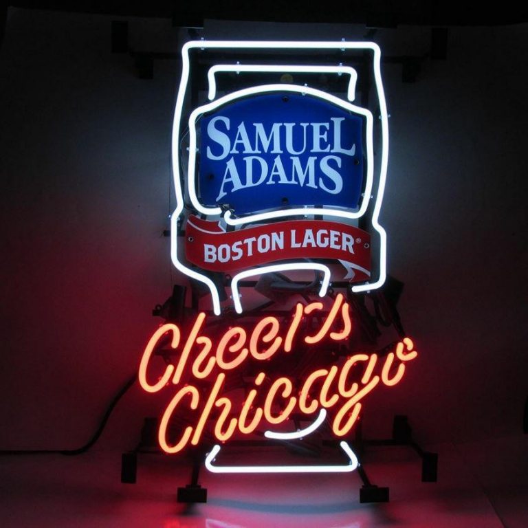 Custom Samuel Adams Cheers Chicago Neon Sign Real Neon Light – Custom ...