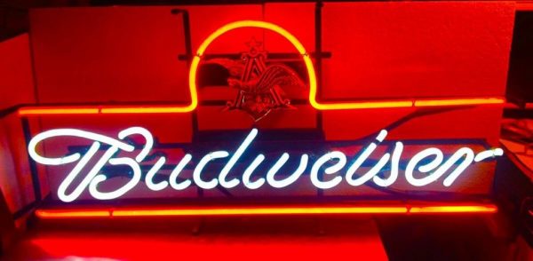 Custom Budweiser Neon Sign Tube Neon Light – Custom Neon Signs – Neon ...