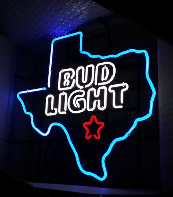 Custom Bud Light Texas Neon Sign Tube Neon Light – Custom Neon Signs