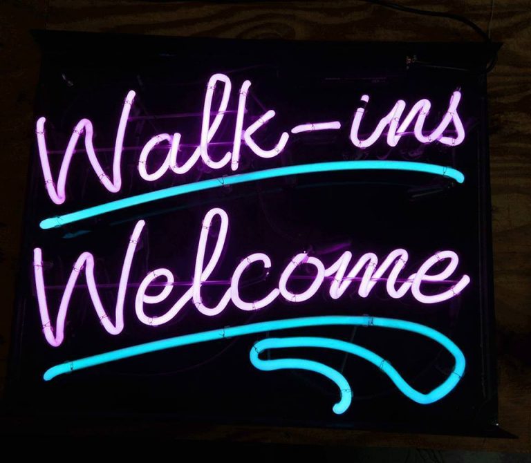 Custom Walk Ins Welcome Neon Sign Tube Neon Light – Custom Neon Signs